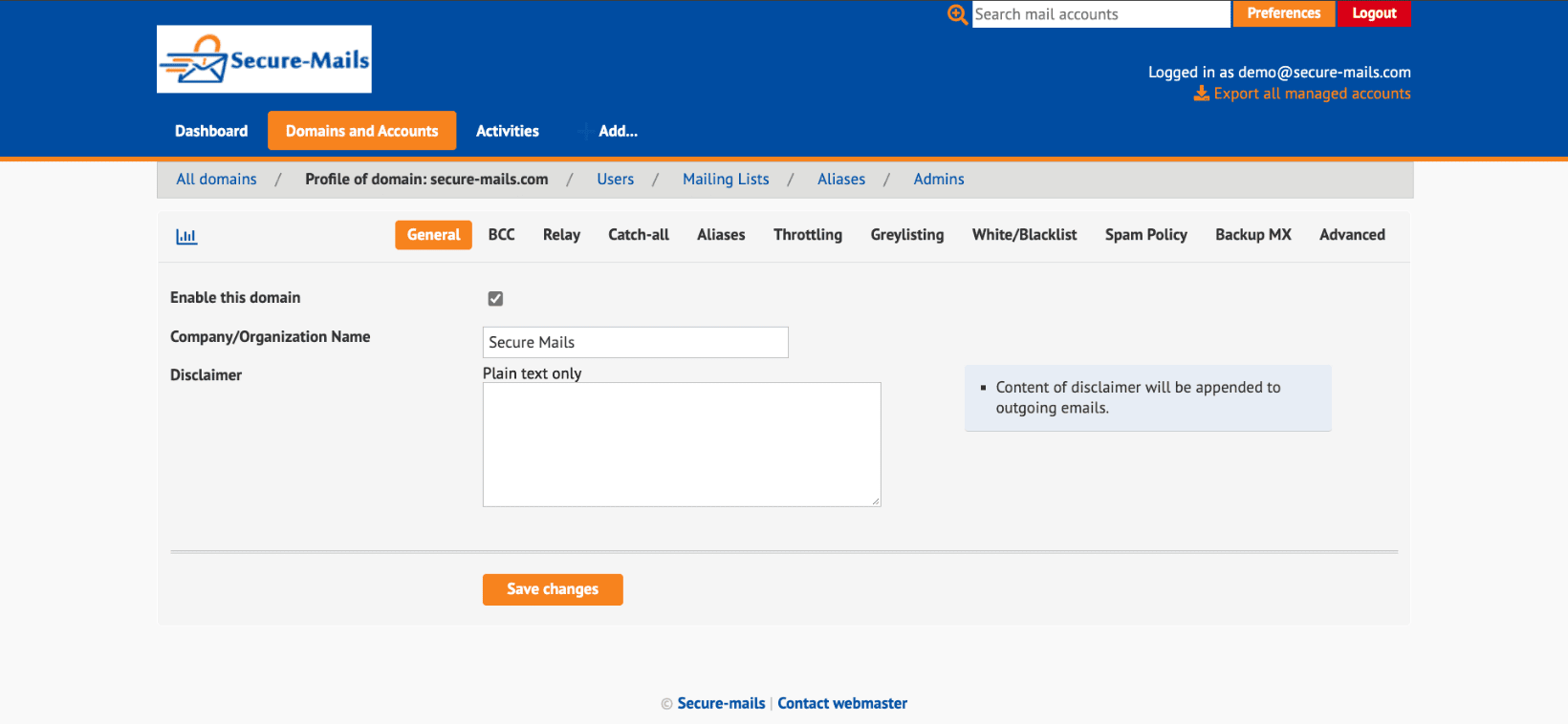 Secure-Mails - Enlink Managed Services